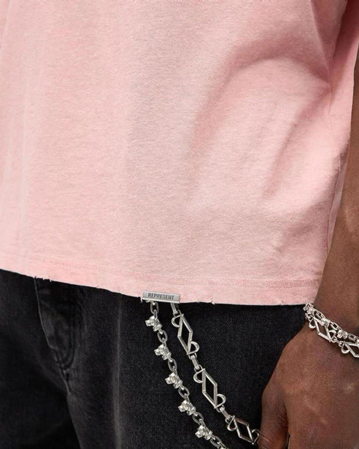 PALM ANGELS Palm Angels Contrasting Waistband Tapered Trousers
